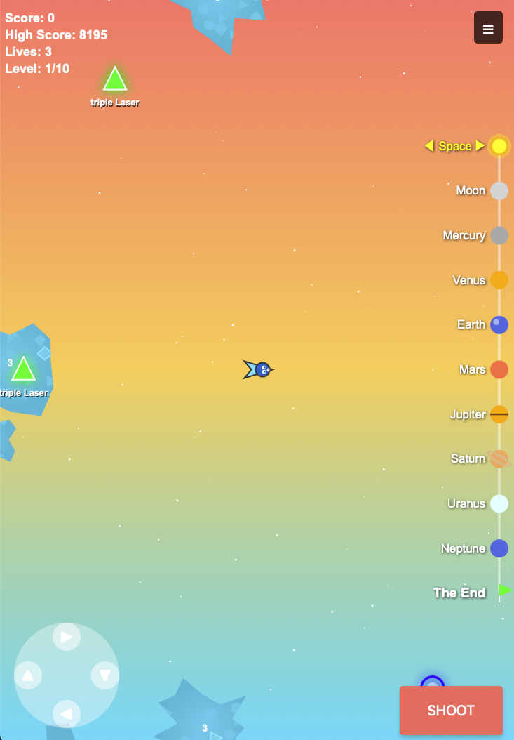 Scolly Space Asteroid Miner Game